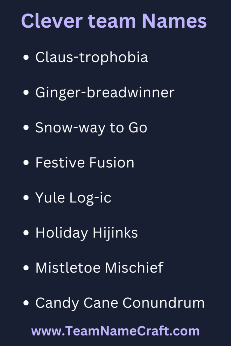 189+ Winning Christmas Sports Team Names for Squads and Athletic ...