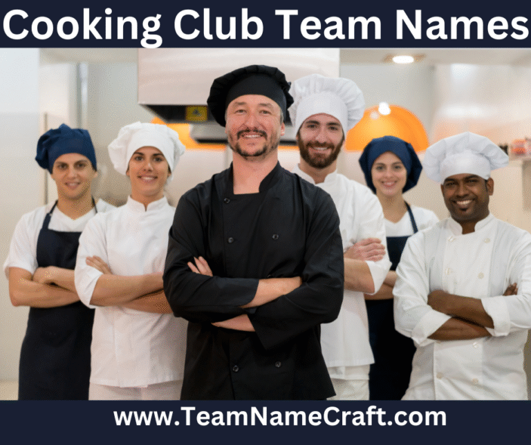 1200+ Cooking Club Team Names for Foodies & Culinary Enthusiasts - Team ...