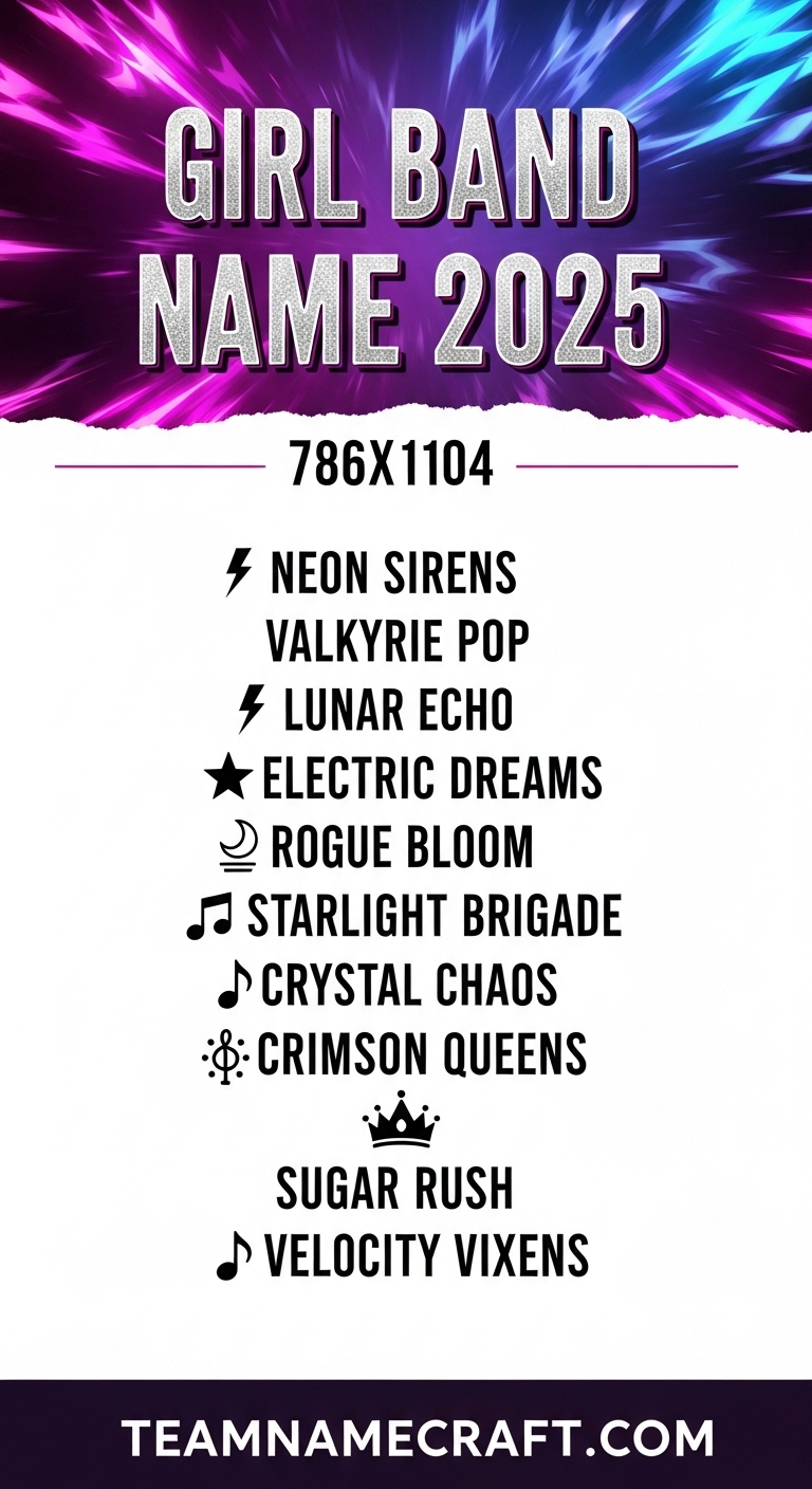 🎵 600+ Band Name Ideas (2025) – Cool, Creative & Unique Music Group ...